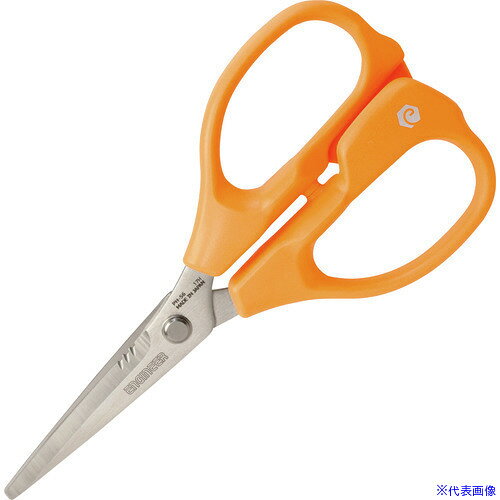 オレンジブック トラスコ中山　TRUSCOENGINEER 鉄腕ハサミMP 〔品番:PH56Y〕[ 注番:1187116]特長●大小2つの特殊刃でさまざまな素材を逃さずカットできます。●ケブラー繊維などの極細繊維からケーブルやロープまでさま...