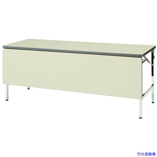 オレンジブック トラスコ中山　TRUSCONAIKI 折りたたみテーブル1800X600X700 〔品番:KMJ1860MPTWH〕[ 注番:1191852]特長仕様●間口(mm)：1800●奥行(mm)：600●高さ(mm)：700仕様2...
