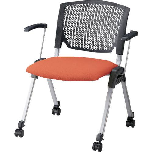 オレンジブック トラスコ中山　TRUSCONAIKI 会議用チェアー 〔品番:E471FC1OR〕[ 注番:1196277]特長仕様仕様2●会議用チェアー材質/仕上セット内容/付属品注意原産国（名称）日本JANコード本体質量7.2kgオレン...