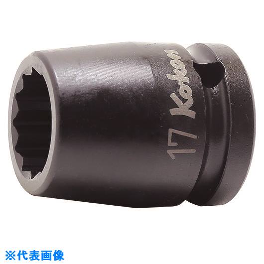 オレンジブック トラスコ中山　TRUSCOKo−ken 12角インパクトソケット 〔品番:14405M34〕[ 注番:1216334]特長●ボルト/ナットに接する開口部(12角)はもちろんのこと、差込側の四角駆動部にも角を傷めずハイトルクを...