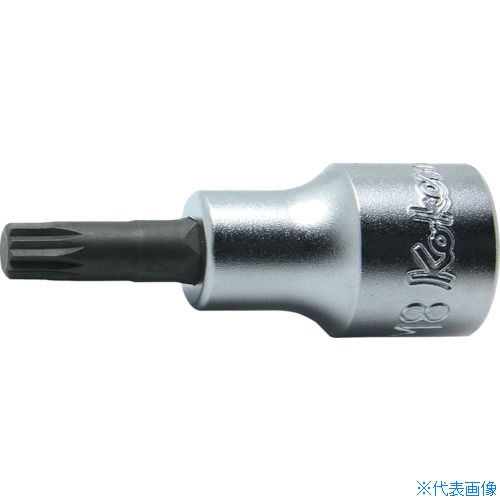 オレンジブック トラスコ中山　TRUSCOKo−ken 12.7mm差込 3重4角ビットソケット全長60mm M18 〔品番:4020.60M18〕[ 注番:1218337]特長●3重4角ビットソケットです。仕様●全長(mm)：12.7仕様...