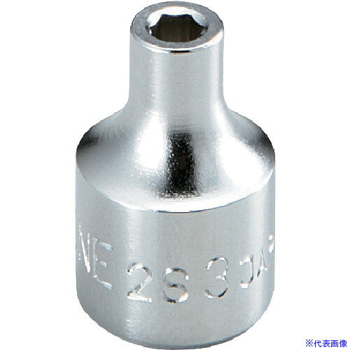 オレンジブック トラスコ中山　TRUSCOTONE ソケット(6角) 8mm 全長22mm 〔品番:2S08〕[ 注番:1222783]特長●スタンダードタイプの対辺6角形状です。●差し込み後、トルクをかけてもナメにくくなっています。仕様●...