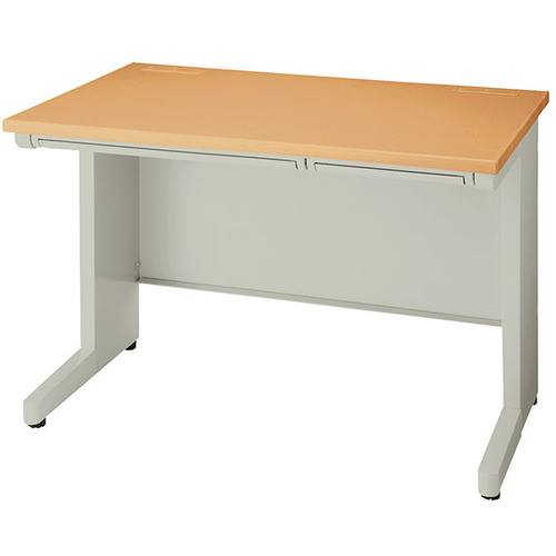 オレンジブック トラスコ中山　TRUSCONAIKI 平デスク NED型/天板:ライトバーチ木目 本体:ウォームホワイト/W1100×D700×H720 〔品番:NEDH117FAWL〕[ 注番:1235302]特長●情報通信をサポートする...