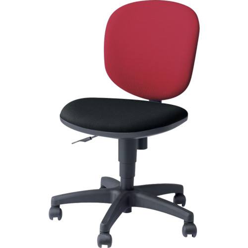 オレンジブック トラスコ中山　TRUSCONAIKI 事務用チェア 背：ローズ/座ブラック 肘なし 〔品番:SER510FROB〕[ 注番:1243587]特長●ロープライスのオフィスチェアです。仕様●座幅(mm)：465●座奥行(mm)：...