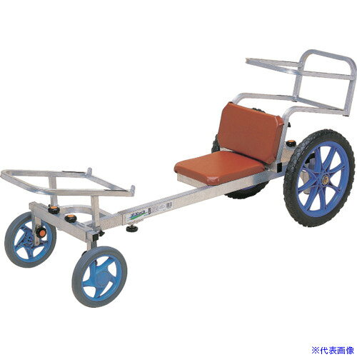 オレンジブック トラスコ中山　TRUSCOHARAX ナエッコ 〔品番:NK700S〕[ 注番:1250149]特長●アルミ製乗用植付台車です。●1条の植付に最適です。用途●野菜苗の植付けに仕様●座面高さ(mm)：300・350●幅(mm)...