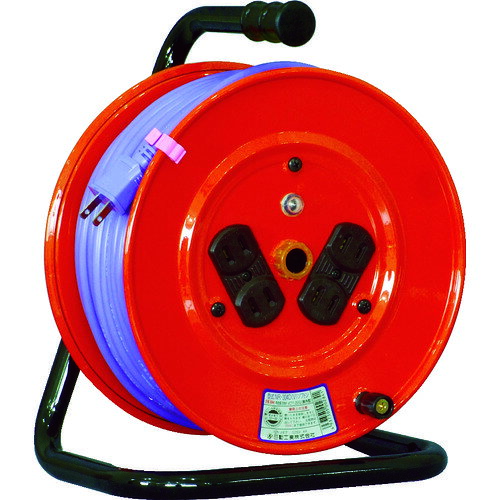オレンジブック トラスコ中山　TRUSCONICHIDO 電工ドラム 100V アースなし 30m パイロットランプ付 〔品番:NR304DS〕[ 注番:1255126]特長●長さ、保護機能、電線種など多種多様のコードリールです。●アースな...