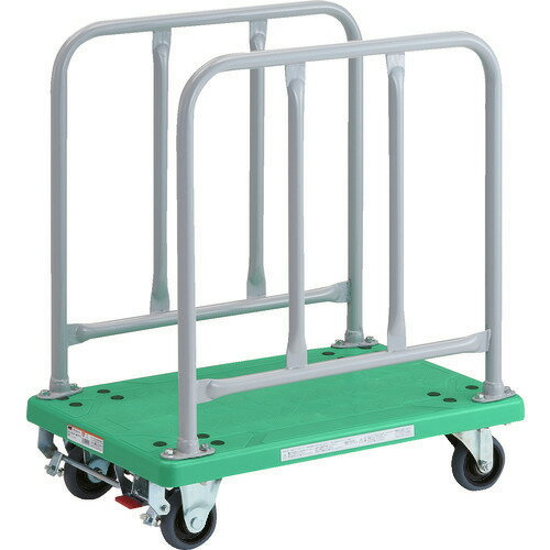 オレンジブック トラスコ中山　TRUSCOTRUSCO グランカート サイドハンドル 718X468 ストッパー付 〔品番:TP710S〕[ 注番:1258886]特長●両サイドのハンドルにより長尺物を運搬できます。●堅牢なリブ構造で耐久性...