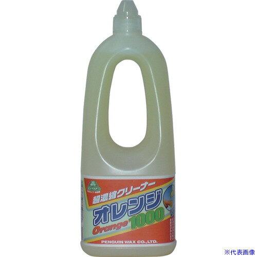 オレンジブック トラスコ中山　TRUSCOペンギン オレンジ1000 (中性)12本入 800ml 〔品番:6466〕[ 注番:1263172]特長●高濃縮タイプの中性洗剤です。●オレンジオイル配合で汚れ落ち抜群です。用途●水の使える全ての...