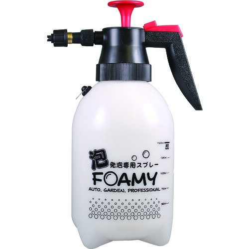 オレンジブック トラスコ中山　TRUSCODAHLIA 蓄圧式スプレー容器 プロフォーミー 1.5L 〔品番:PF1500〕[ 注番:1268089]特長●泡で吐出することで薬剤のもつ効果を最大限まで引き出します。用途●洗浄用に。仕様●容量...