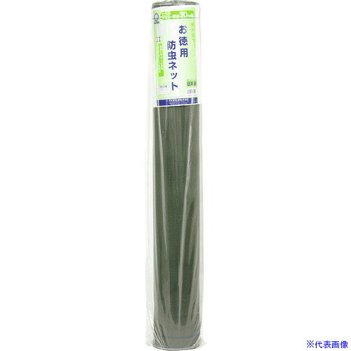 オレンジブック トラスコ中山　TRUSCODio お得用防虫網 18メッシュ グレー 91cm×30m 〔品番:172004〕[ 注番:1269696]特長●検反時にごく少量のキズを確認したネットになります。●網戸使用の機能面では問題なくご...