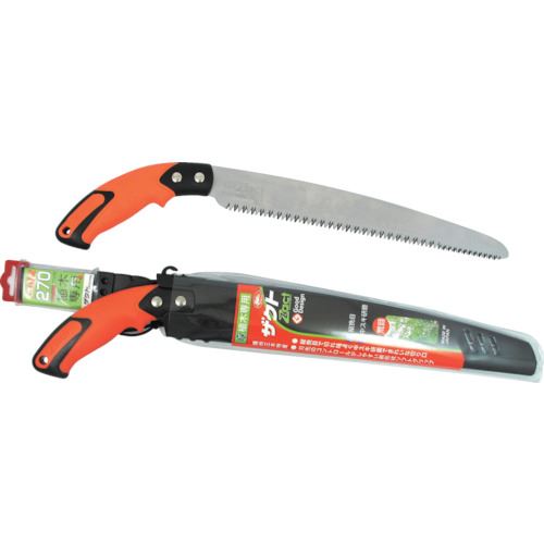 オレンジブック トラスコ中山　TRUSCO三陽金属 剪定鋸ザクト植木専用 UP−2700 〔品番:1264〕[ 注番:1276987]特長●造園業者や庭木の剪定をされる方に最適のタイプです。●荒目なので、はやく切れます。●切断箇所の印付けや...