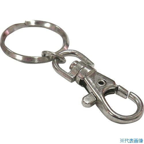 オレンジブック トラスコ中山　TRUSCOニッサチェイン ニッケルキーホルダー 〔品番:NO.7〕[ 注番:1278727]特長●片側にキーリングが付いているのですぐに使用できます。用途●キーホルダーに。仕様●縦(mm)：26●横(mm)：...