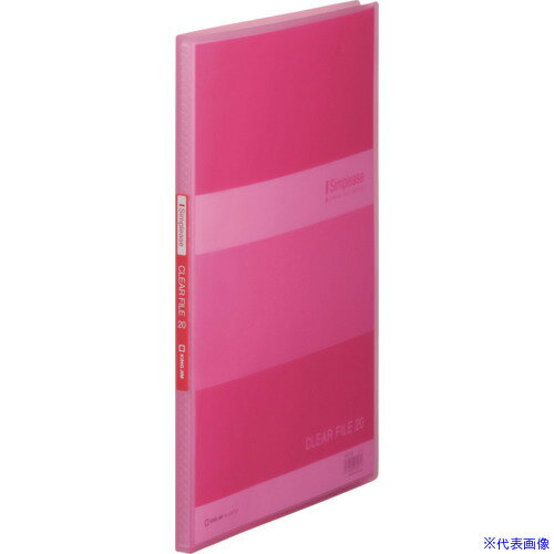 オレンジブック トラスコ中山　TRUSCOKING JIM キングジム シンプリ−ズCF(透明)20P ピンク 〔品番:184TSPP〕[ 注番:1288080]特長仕様●用紙サイズ：A4タテ型●縦(mm)：307●横(mm)：12●高さ(...