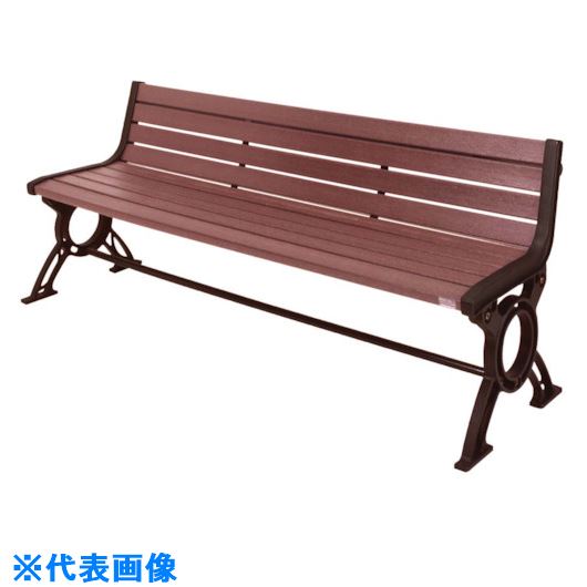 オレンジブック トラスコ中山　TRUSCOミヅシマ リサイクルベンチRB6-LW 〔品番:2440610〕[ 注番:1331470]特長●1800mm背付です●板部分はポリプロピレン再生樹脂を使用している再生循環型製品のベンチです用途●ベン...