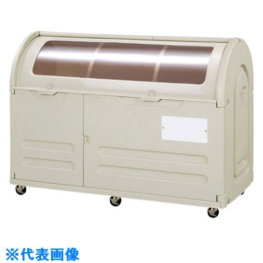 オレンジブック トラスコ中山　TRUSCOミヅシマ ステーションボックス 透明#800C キャスター付 〔品番:2030270〕[ 注番:1332962]特長●移動設置用です。●上部の扉の透明化により不法投棄の防止、セキュリティーの向上を図...