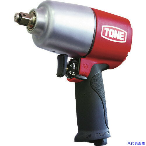 オレンジブック トラスコ中山　TRUSCOTONE エアーインパクトレンチ 能力ボルト径22mm 差込角12.7mm 〔品番:AI4220〕[ 注番:1347233]特長●効率よく緩め作業が行えるよう、逆(左)回転方向は正(右)回転よりも大...