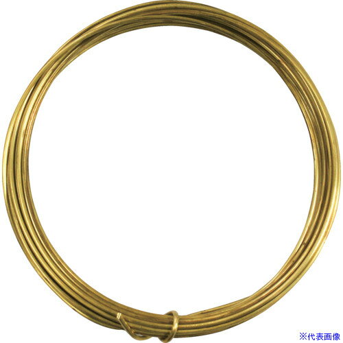 オレンジブック トラスコ中山　TRUSCODAIDOHANT 真鍮線 #28x12m 〔品番:10155800〕[ 注番:1348130]特長●加工性に優れ見た目も美しい真鍮針金です。●日曜大工に最適な少量タイプです。用途●結束や補修、ディ...
