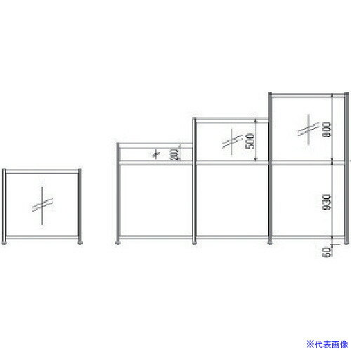 オレンジブック トラスコ中山　TRUSCOOS 衝立(パーティション) 間口×高さ (mm):1200×1500 〔品番:AP45C〕[ 注番:1357897]特長●ハンドリング性に優れ、セッティングもカンタンです。●軽く、コンパクトで移動...