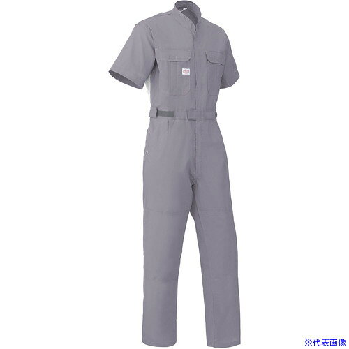 オレンジブック トラスコ中山　TRUSCOAUTO−BI SS(春夏)モデル 半袖つなぎ服3751−007グレー−L 〔品番:3751007L〕[ 注番:1368721]特長●腰部にはウエストのサイズを自由に調整できる大型マジックテープを採...
