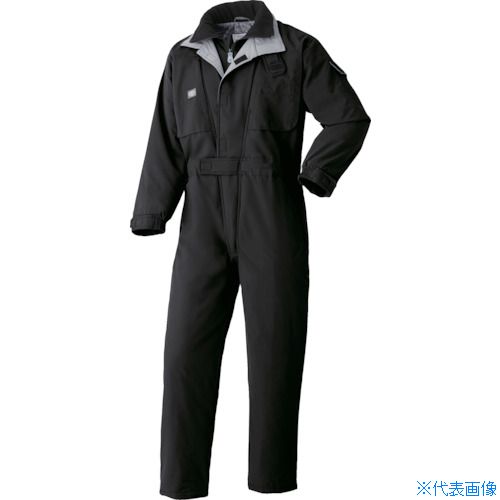 オレンジブック トラスコ中山　TRUSCOAUTO−BI AW(秋冬)モデル 防寒つなぎ服 ブラック LLサイズ 〔品番:700006LL〕[ 注番:1369789]特長●風雨をガードする二重衿タイプを採用しています。●強力撥水加工（PUコ...