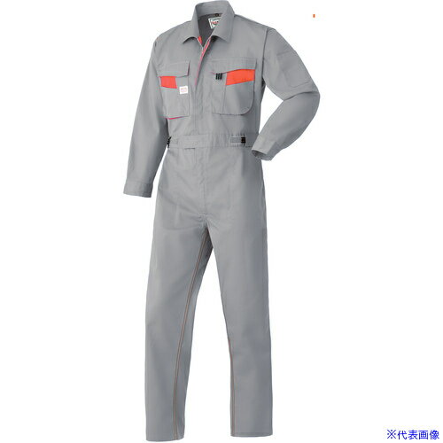 オレンジブック トラスコ中山　TRUSCOAUTO−BI AW(秋冬)モデル つなぎ服8300−008シルバーグレー−M 〔品番:8300008M〕[ 注番:1370526]特長●強力三重環縫によりタフなだけでなく、三重の両サイドとセンター...