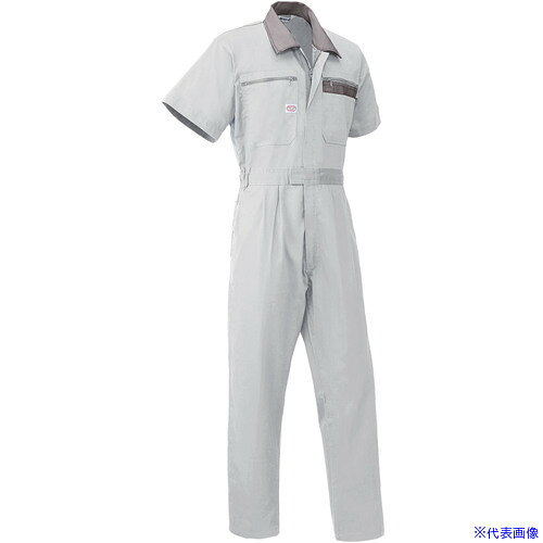 オレンジブック トラスコ中山　TRUSCOAUTO−BI SS(春夏)モデル 半袖つなぎ服5601−008シルバーグレー−L 〔品番:5601008L〕[ 注番:1370731]特長●胸ポケットには物落ちを防ぐファスナー付きと携帯電話などを...