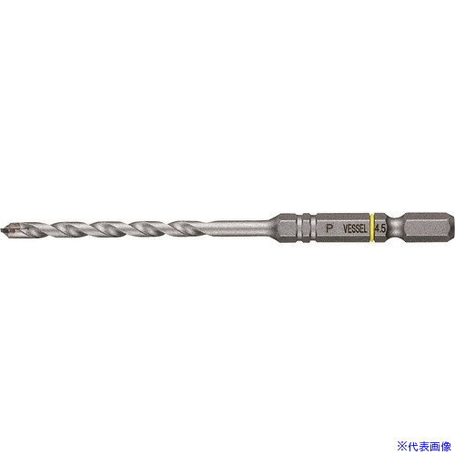 オレンジブック トラスコ中山　TRUSCOVESSEL 磁器タイル用ドリル APD ドリル径：4.5mm 有効長：50mm 〔品番:APD4.5〕[ 注番:1372279]特長●専用設計された先端形状と材質により、磁器タイルなどの難しい被削...