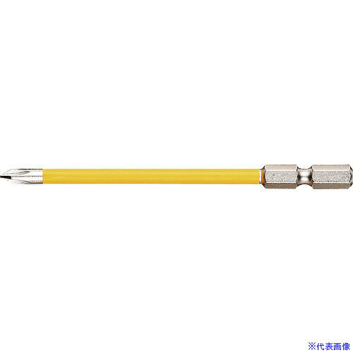 オレンジブック トラスコ中山　TRUSCOVESSEL 電ドラボール用替ビット +1×100mm 〔品番:USB161100〕[ 注番:1373688]特長●端子台を傷つけないスリム形状です。●短絡を防ぐ被覆チューブ付きです。●通常のインパ...