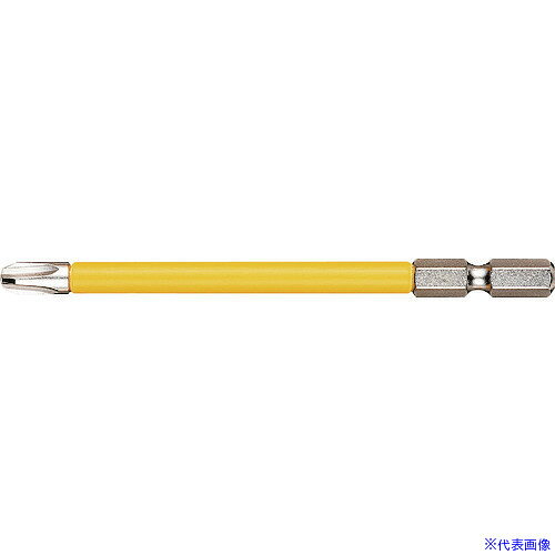オレンジブック トラスコ中山　TRUSCOVESSEL 電ドラボール用替ビット +3×100mm 〔品番:USB163100〕[ 注番:1373691]特長●端子台を傷つけないスリム形状です。●短絡を防ぐ被覆チューブ付きです。●通常のインパ...