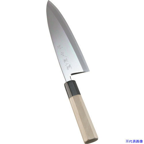 オレンジブック トラスコ中山　TRUSCOTKG SA佐文 銀三鏡面仕上 出刃 18cm 〔品番:ASB40018〕[ 注番:1376880]特長●SA 佐文 銀三 鏡面仕上 (←ロゴ)伝統の技が光る彩新の和庖丁です。●従来の和庖丁と同じ製...