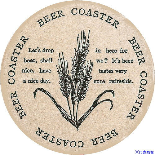 オレンジブック トラスコ中山　TRUSCOTKG 紙コースター BEER(100枚入) 13703 茶 〔品番:PKCS302〕[ 注番:1377036]特長●使い捨てのコースターです。仕様仕様2●メーカー品番：13703●色：茶●直径×厚...