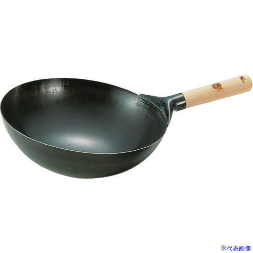 オレンジブック トラスコ中山　TRUSCOTKG SA鉄プレス木柄北京鍋 27cm 〔品番:APK12027〕[ 注番:1378407]特長●中華料理の必需品です。仕様仕様2●サイズ(cm)：27●板厚(mm)：1.2●重量(g)：1000...