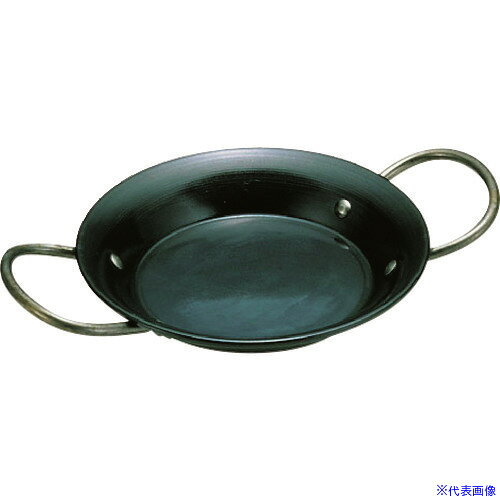 オレンジブック トラスコ中山　TRUSCOTKG 鉄パエリア鍋 両手 18cm 〔品番:PPE03018〕[ 注番:1378645]特長●スペインの代表的な料理に必要です。仕様●底径(mm)：120仕様2●サイズ(cm)：18●外径×深さ(...