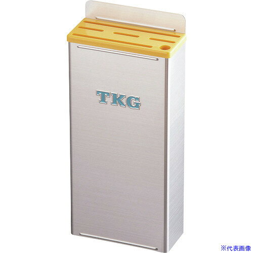 オレンジブック トラスコ中山　TRUSCOTKG 18-8プラ板付カラーナイフラック 小 Bタイプ 黄 〔品番:AHU663〕[ 注番:1383135]特長●HACCPを考えた新しいナイフラック —衛生面に優れたナイフラックです。●背面には...