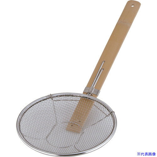 オレンジブック トラスコ中山　TRUSCOTKG 18-8竹柄そば揚 横柄 21cm 〔品番:ASB6821〕[ 注番:1383188]特長●昔ながらのスタイルです。仕様仕様2●サイズ(cm)：21●直径×柄の長さ(mm)：210×275●...