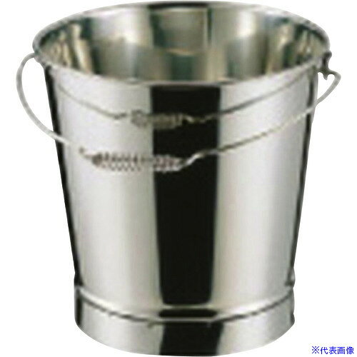 オレンジブック トラスコ中山　TRUSCOTKG SA18−8溶接バケツ 15L 〔品番:ABK01015〕[ 注番:1384592]特長●錆びにくい18−8ステンレスを使用しています。仕様●容量(L)：15仕様2●内径×深さ(mm)：30...