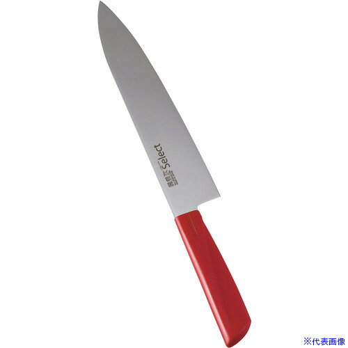 オレンジブック トラスコ中山　TRUSCOTKG カラーセレクト 牛刀(両刃) 3015−RD 21cm レッド 〔品番:AKL3001〕[ 注番:1384740]特長●特長・ハンドルは、耐熱性、耐衝撃性に優れ柔らかい感触で、使い 易さを考...