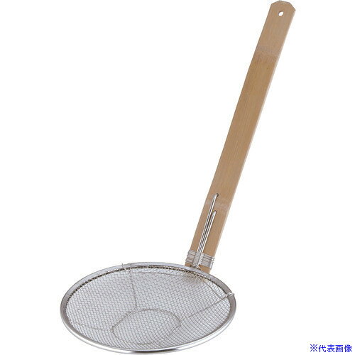 オレンジブック トラスコ中山　TRUSCOTKG 18-8竹柄そば揚 立柄 21cm 〔品番:ASB6921〕[ 注番:1394160]特長●昔ながらのスタイルです。仕様仕様2●サイズ(cm)：21●直径×柄の長さ(mm)：210×360●...