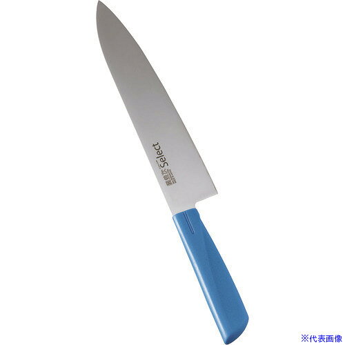 オレンジブック トラスコ中山　TRUSCOTKG カラーセレクト 牛刀(両刃) 3015−BL 21cm ブルー 〔品番:AKL3004〕[ 注番:1395689]特長●特長・ハンドルは、耐熱性、耐衝撃性に優れ柔らかい感触で、使い 易さを考...