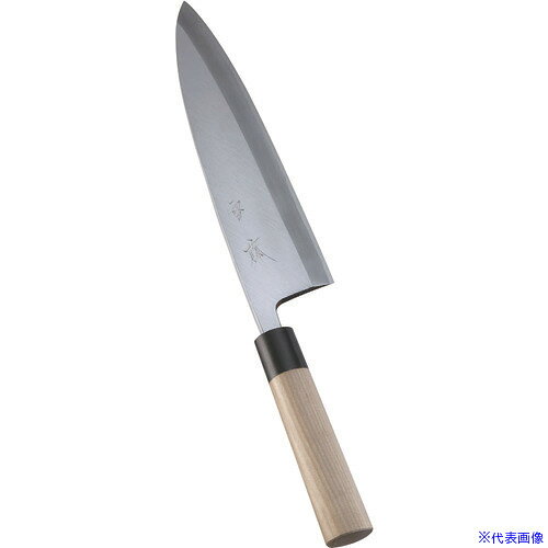 オレンジブック トラスコ中山　TRUSCOTKG SA雪藤 出刃 24cm 〔品番:AYK26024〕[ 注番:1395727]特長●魚をさばく庖丁です。●庖丁の表示サイズは、マチ付庖丁は刃先から マチまで、マチなし庖丁は刃渡り寸法となって...