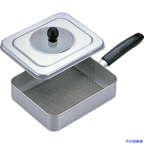 オレンジブック トラスコ中山　TRUSCOTKG SA手煎り焙煎器(煎り網) 角型 〔品番:BGV1701〕[ 注番:1395855]特長●フタはチャフ(豆の皮の燃え残り)の飛び散りを防ぎ、 ガラス窓で煎り加減が確認できます。●熱効率もよく...