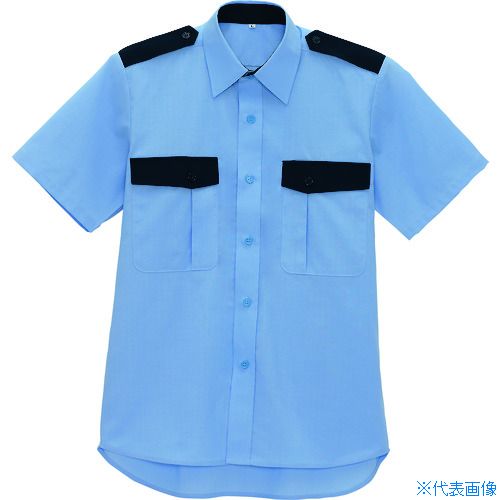 オレンジブック トラスコ中山　TRUSCOアイトス 半袖シャツ ライトサックス 3L 〔品番:670360373L〕[ 注番:1430024]特長●機能性と快適性を追求したプロ仕様の警備服です。仕様●色：ライトサックス●サイズ：3L仕様2●...