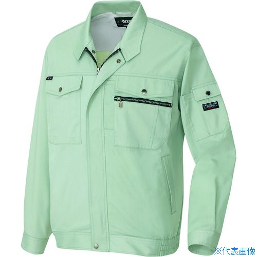 オレンジブック トラスコ中山　TRUSCOアイトス 長袖サマーブルゾン(男女兼用) アースグリーン SS 〔品番:3230005SS〕[ 注番:1431207]特長●肩裏メッシュの長袖サマーブルゾンです。仕様●色：アースグリーン●サイズ：S...