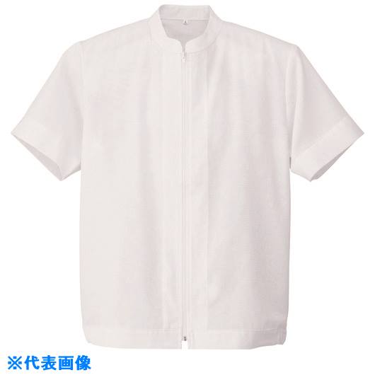 オレンジブック トラスコ中山　TRUSCOアイトス 半袖衛生コート(男女兼用) ホワイト 5L 〔品番:HH10020015L〕[ 注番:1437587]特長●通気性と清涼感ある肌触りが特徴の快適素材シャミラントロを使用しています。仕様●色...