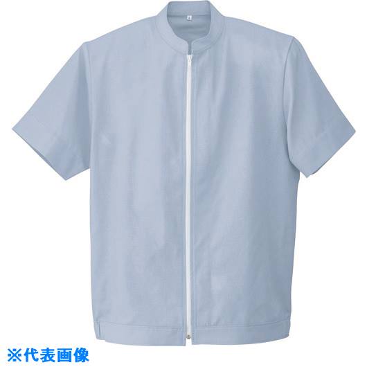 オレンジブック トラスコ中山　TRUSCOアイトス 半袖衛生コート(男女兼用) サックス 3L 〔品番:HH10020073L〕[ 注番:1439212]特長●通気性と清涼感ある肌触りが特徴の快適素材シャミラントロを使用しています。仕様●色...
