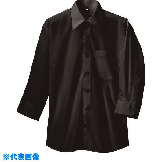 オレンジブック トラスコ中山　TRUSCOアイトス 七分袖シャツ(男女兼用) ブラック 6L 〔品番:80220106L〕[ 注番:1439466]特長●シャープで洗練された、スタンダードブロードクロスシャツです。仕様●色：ブラック●サイズ...