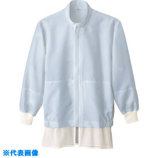オレンジブック トラスコ中山　TRUSCOアイトス 長袖比翼ブルゾン(男女兼用) サックス 5L 〔品番:8610280075L〕[ 注番:1440808]特長●速乾性に優れた軽量素材で暑熱環境でも快適度がアップします。仕様●色：サックス●...