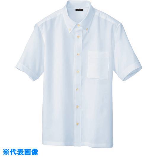 オレンジブック トラスコ中山　TRUSCOアイトス 半袖ボタンダウンシャツ(男女兼用) サックス SS 〔品番:8054007SS〕[ 注番:1440983]特長●サラッとした肌触りで着心地爽快です。●すばやく汗を吸い、風通しが良い軽量シャ...