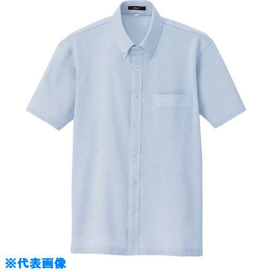オレンジブック トラスコ中山　TRUSCOアイトス 半袖ニットボタンダウンシャツ(男女兼用) サックス 3L 〔品番:78540073L〕[ 注番:1441082]特長●優れた吸汗速乾性と爽やかな着心地のニットシャツです。仕様●色：サックス...