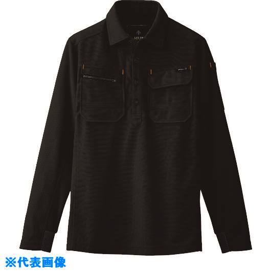オレンジブック トラスコ中山　TRUSCOアイトス 長袖ポロシャツ(男女兼用) ブラック M 〔品番:10608010M〕[ 注番:1441166]特長●帯電防止、耐久性に優れたワークポロシャツです。仕様●色：ブラック●サイズ：M●タイプ：...